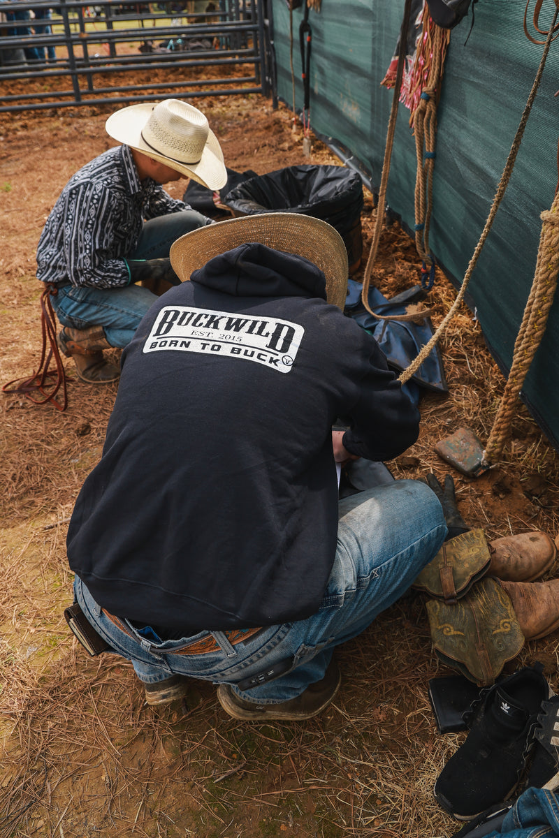 Youth Hoodie – Buck Wild Bucking Stock